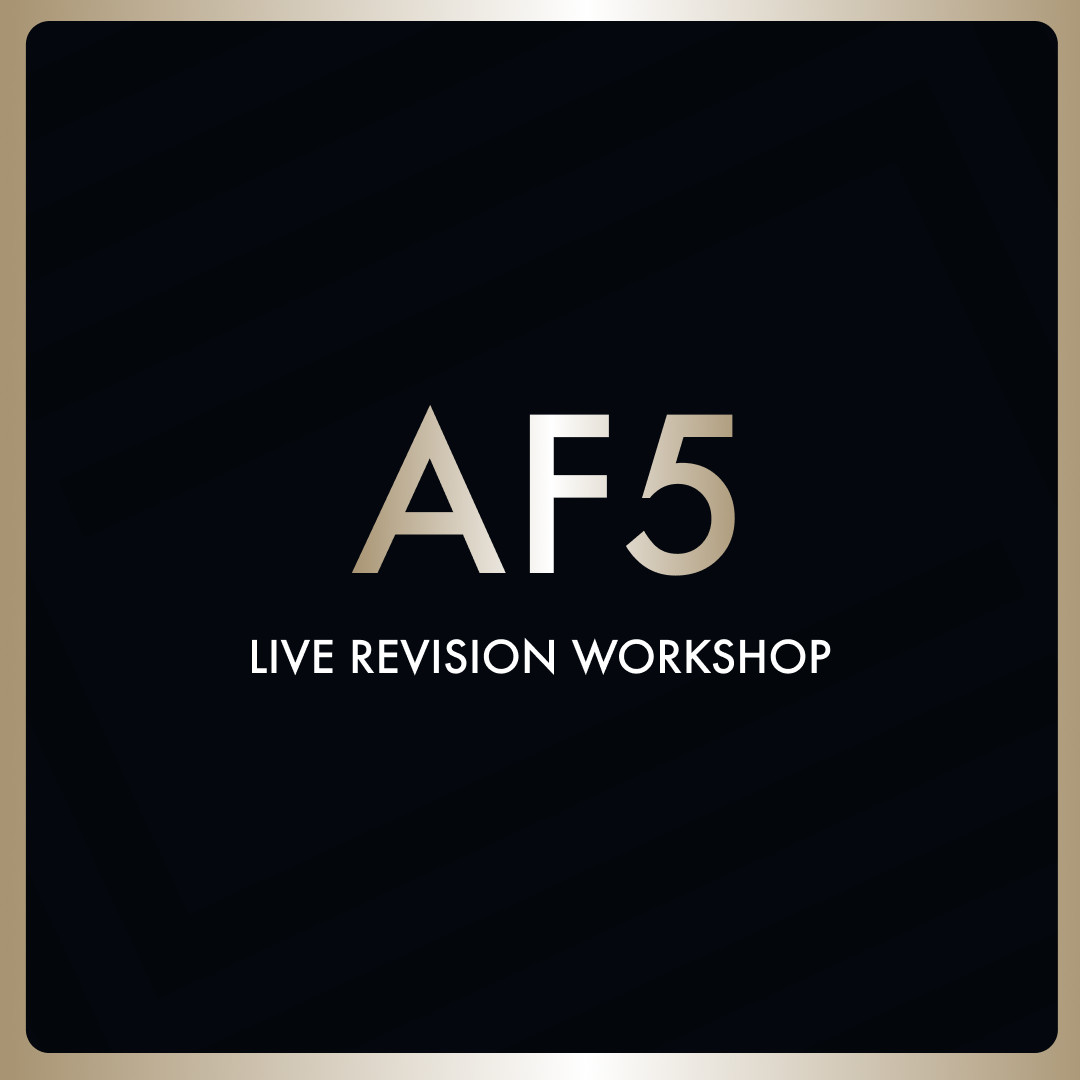 AF5 Live Revision Workshop – L&D Digital
